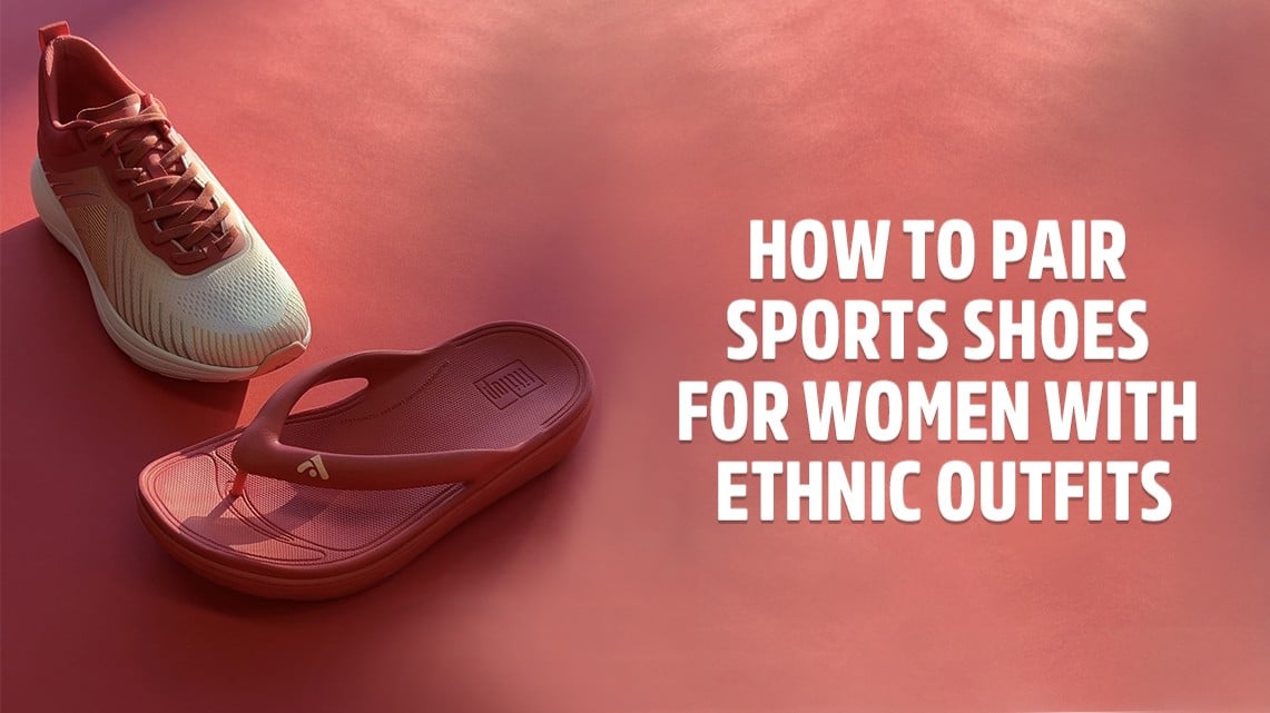 Turn the Trend: How to Pair Sports Shoes for Women with Ethnic Outfits ...